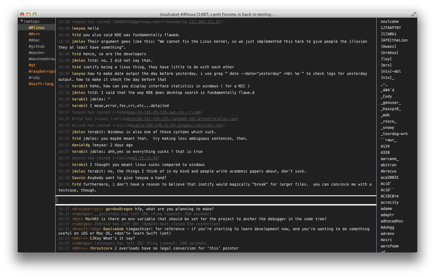 GitHub - marcransome/Choco: A freshly brewed, coffee-flavoured LimeChat theme.